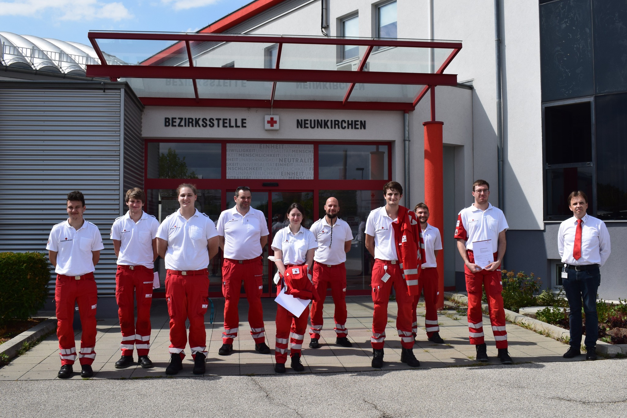 Erfolgreiche Sanitäterprüfung – Rotes Kreuz