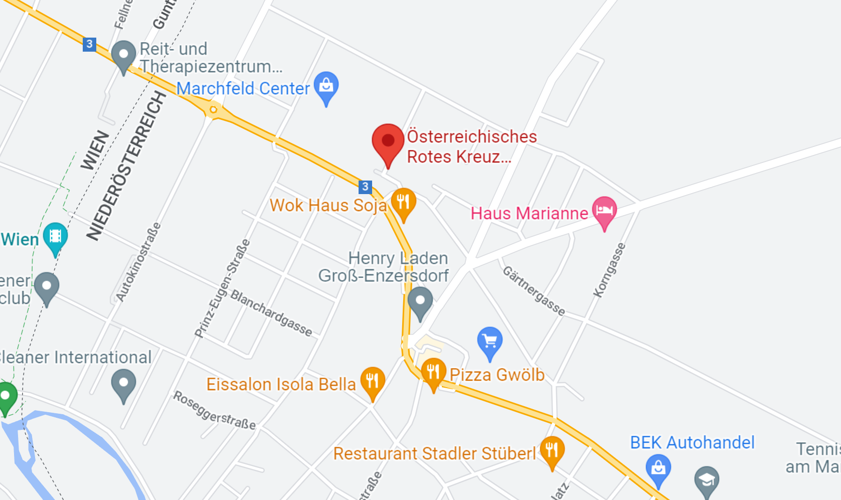 ANREISE – Rotes Kreuz