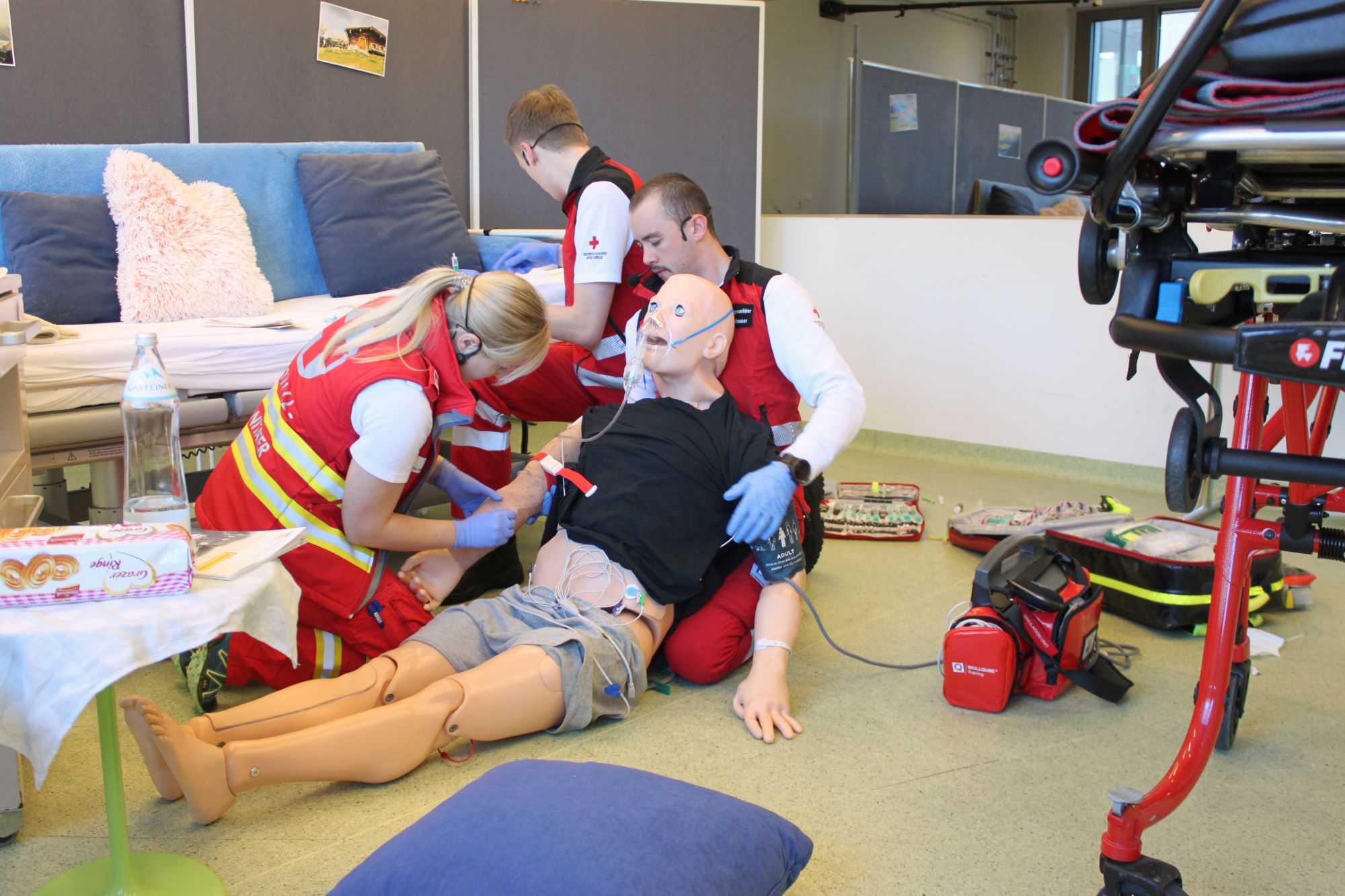 Simulations-Training: Trainieren für den Notfall-Einsatz – Rotes Kreuz